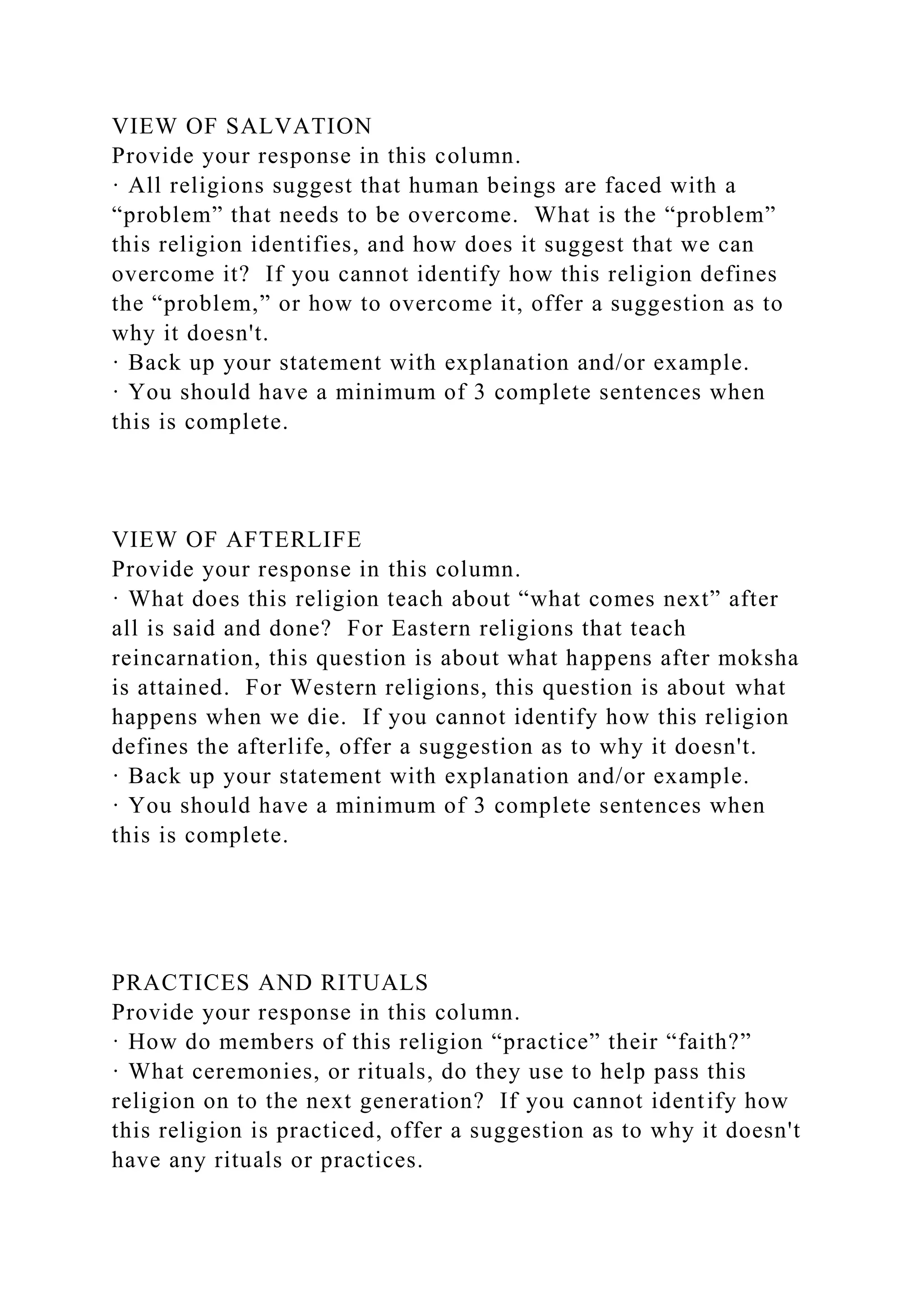 REL212 WORLD VIEW CHART This chart contains all the research yo.docx
