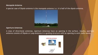 RADIO ENGINEERING Week 9 Lecture 9 various types of antenna | PPT