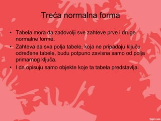 Relacioni model baza podataka | PPT