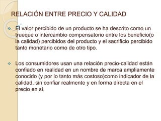 Relación entre precio y calidad | PPTX