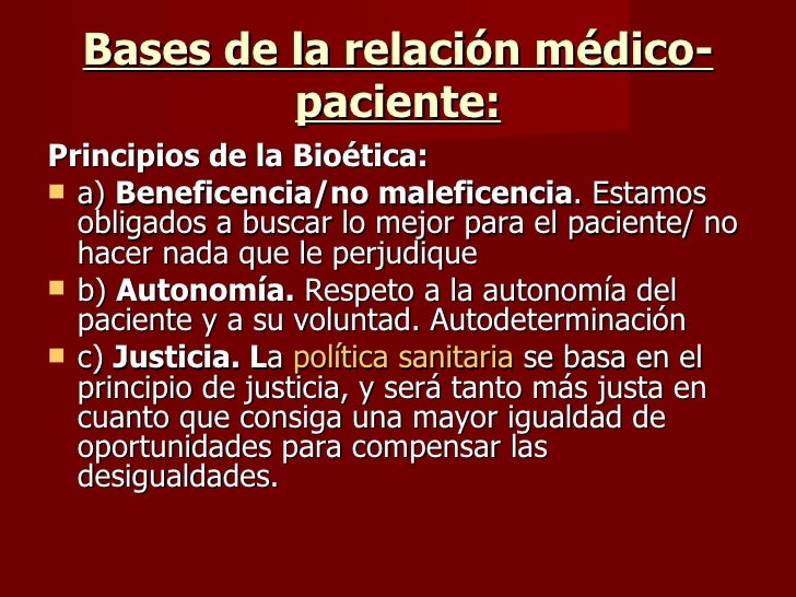 Relacion Medico Paciente Bioetica Ppt - Servicio De Citas En Paraguay