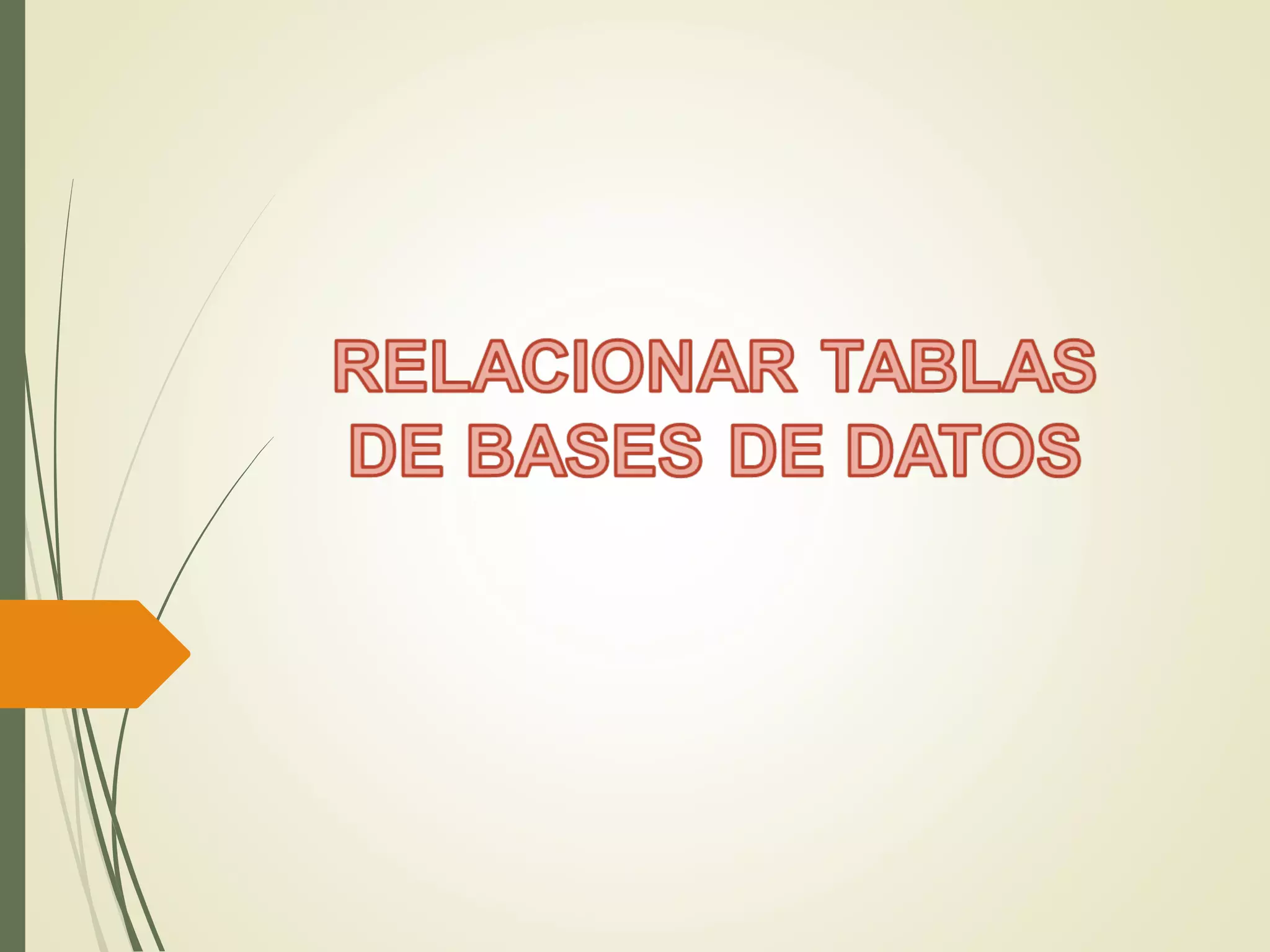 Relacionar tablas en SQL | PPT