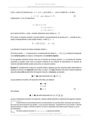 Relacion de equivalencia | PDF
