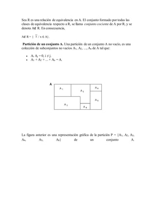 Relacion de equivalencia | DOCX
