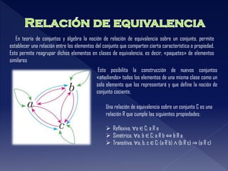 Relación de equivalencia | PDF