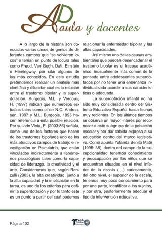 Relacion entre el trastorno bipolar y la superdotacion en adolescentes ...