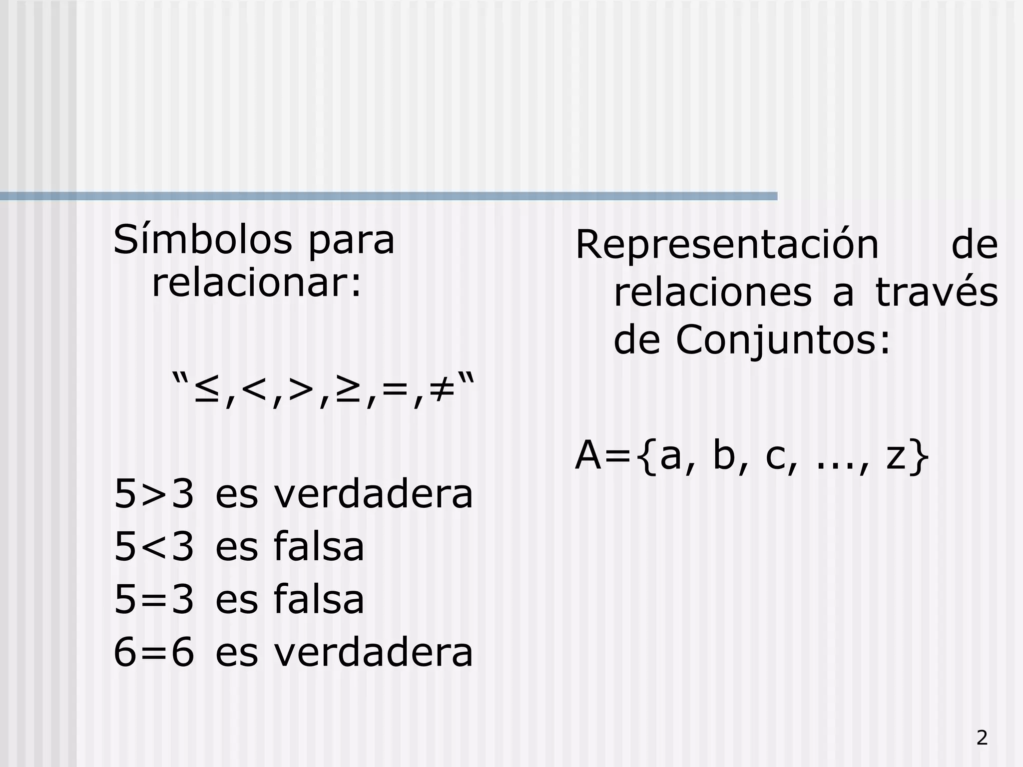 Relaciones | PPT