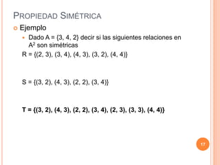 Relaciones binarias | PPT