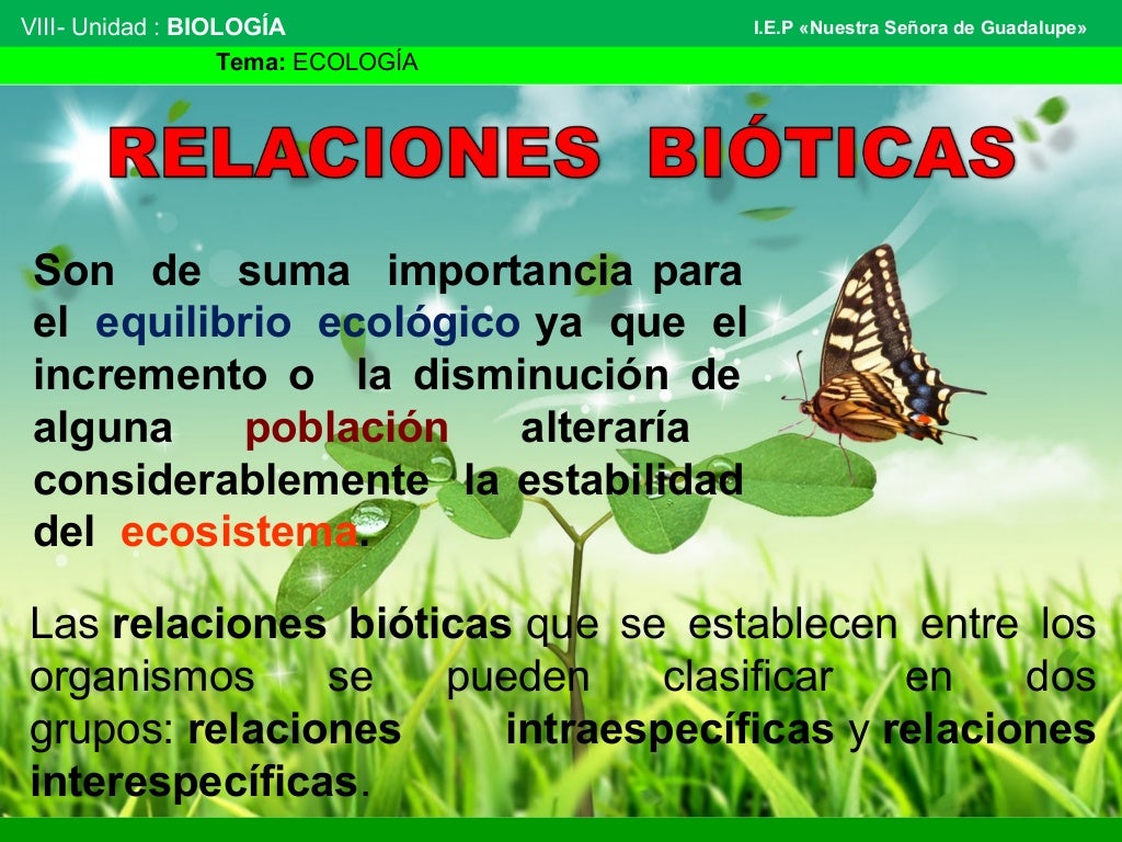 Relaciones bióticas