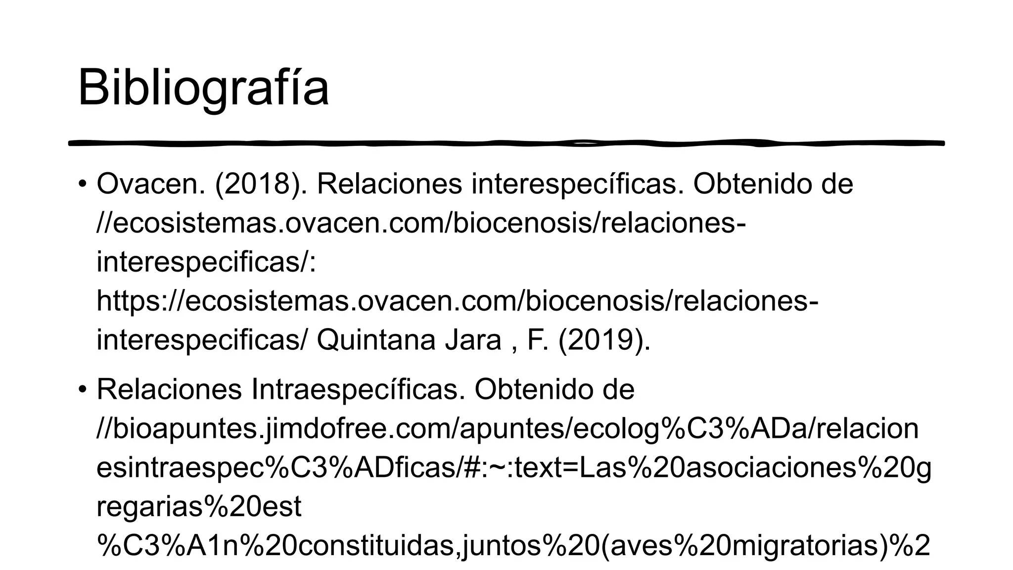 Relaciones de los seres vivos | PPTX