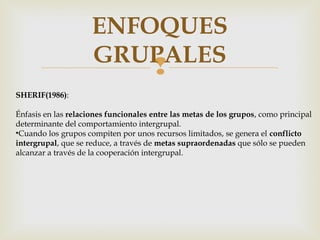 Relaciones entre grupos | PPT
