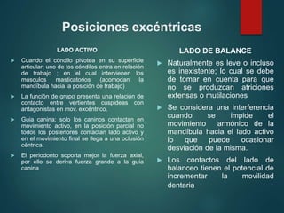 Relaciones intermaxilares y relación molar y canina [recuperado] | PPTX
