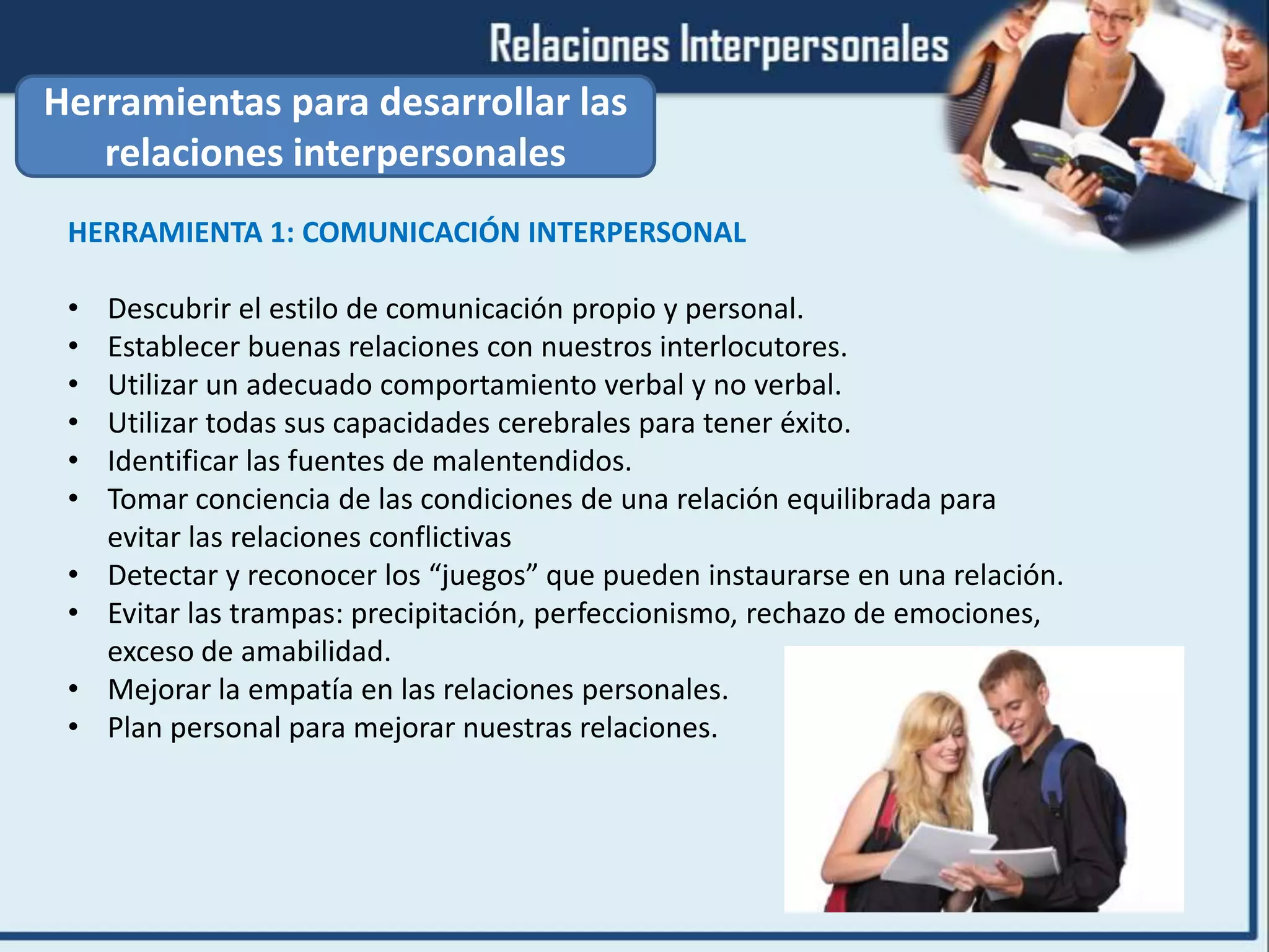 Relaciones interpersonales | PPT