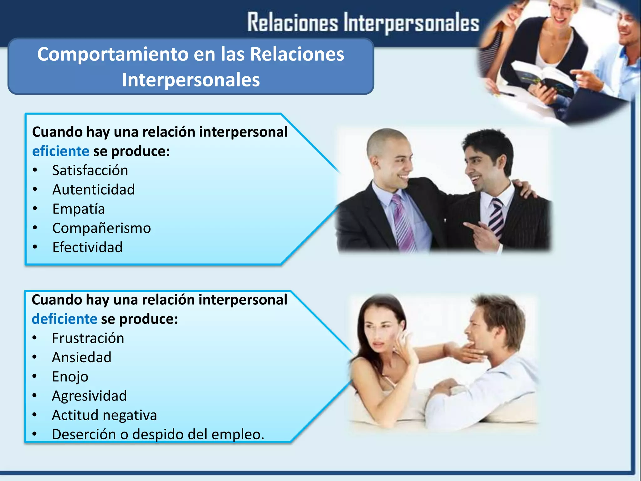 Relaciones interpersonales | PPT