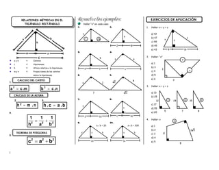 Relaciones m. en el trig. r | PDF