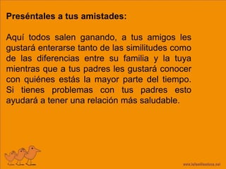 Relaciones saludables Familia y Amistad, charla.ppt