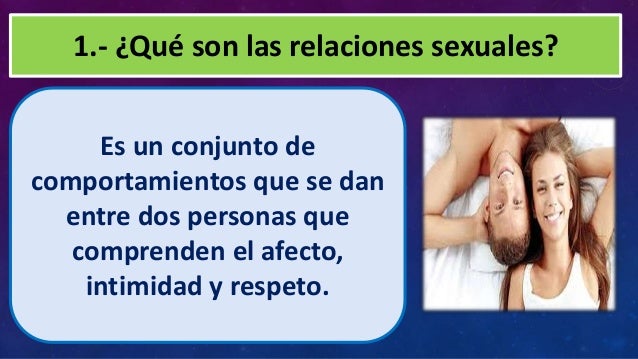 Relaciones Sexuales Vii Unidad Quinto