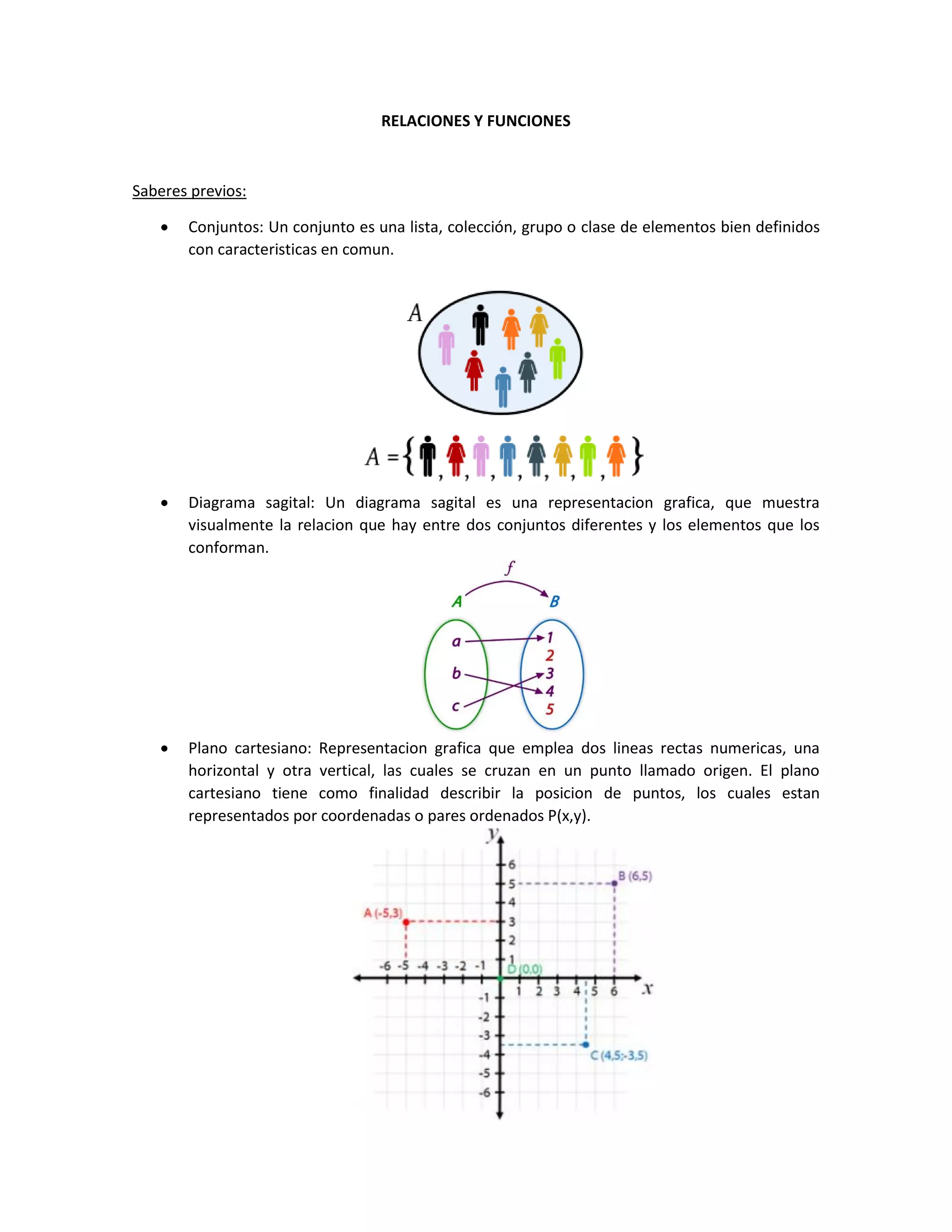 Relaciones y funciones | PDF