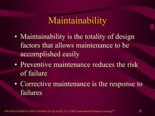 relaibility engineering slides for reference | PPT