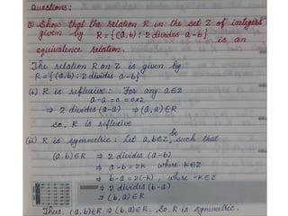 Formula for Relation and function part 1 | PPT