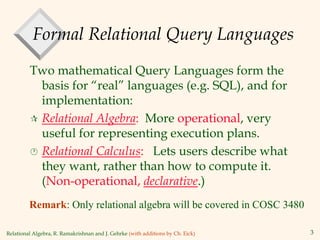 Relational Algebra | PPT