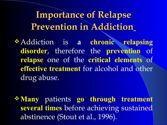 Relapse Prevention.pps | Substance Abuse | Diseases and Conditions