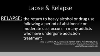 Relapse prevention: an Overview | PPTX