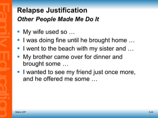 Relapse prevention 2 2 hours | PPT