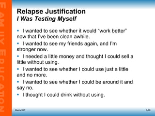 Relapse prevention 2 2 hours | PPT