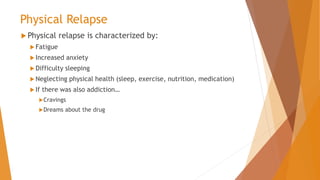 Relapse Prevention for Dual Disorders | PPTX | Mental Health | Diseases ...