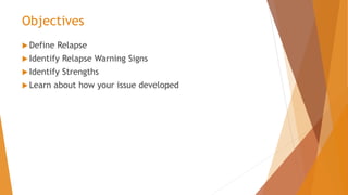 Relapse Prevention for Dual Disorders | PPTX | Mental Health | Diseases ...