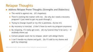 Relapse Prevention: Journey to Recovery Series | PPTX