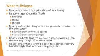 Relapse Prevention: Journey to Recovery Series | PPTX