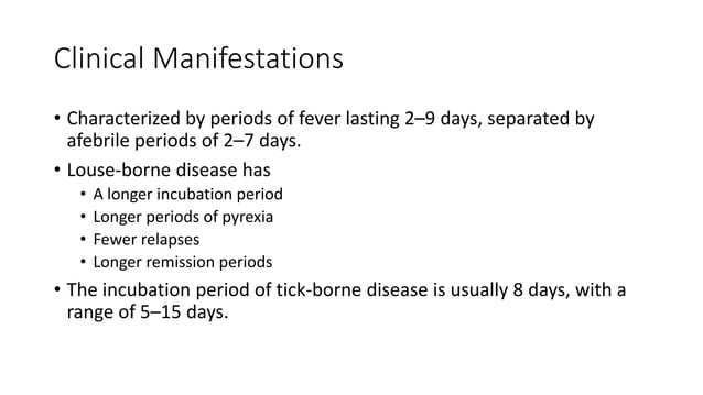 Relapsing Fever.pptx infectious disease in internist AMGH | PPTX