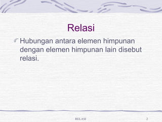 Relasi | PPT