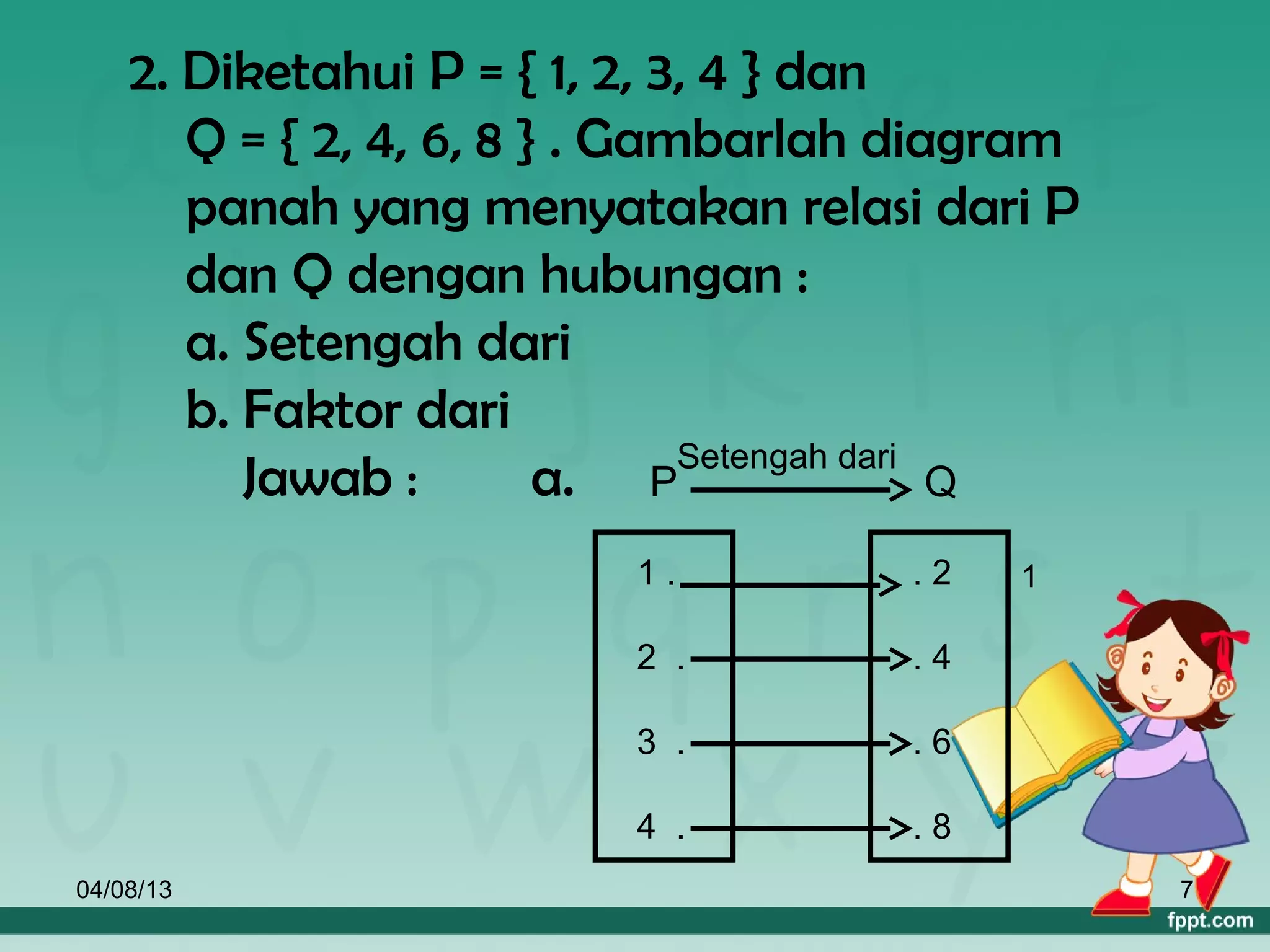 Relasi dan fungsi | PPT