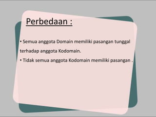 Belajar Relasi dan fungsi | PPTX