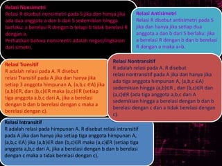 Relasi dan fungsi | PPTX