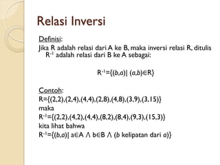 Relasi dan fungsi - matematika diskrit | PDF
