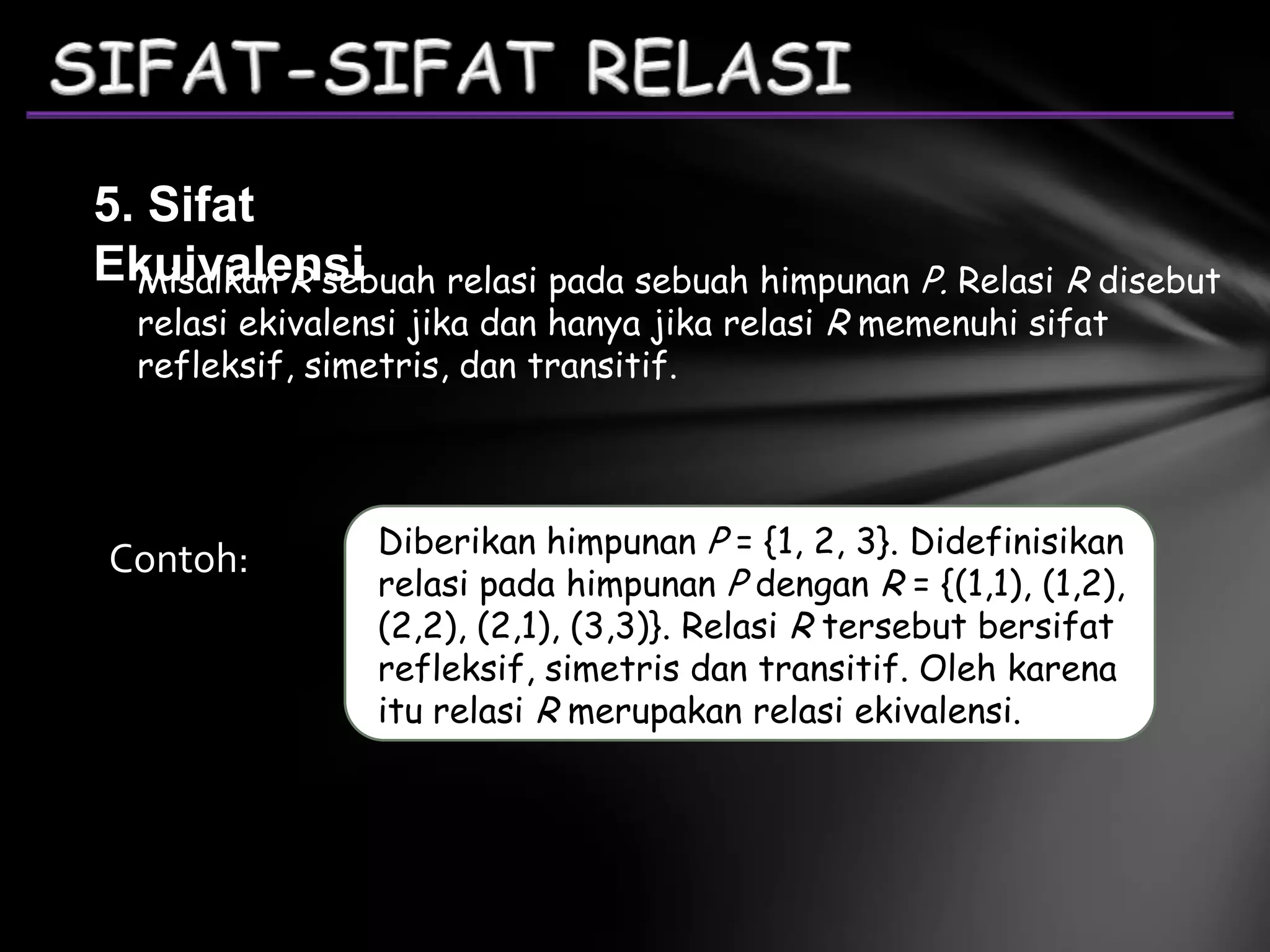 Relasi dan Fungsi | PPTX
