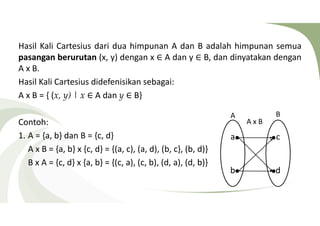 Relasi dan Hasil Kali Cartesius | PDF