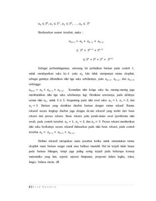 Relasi rekursif | DOCX