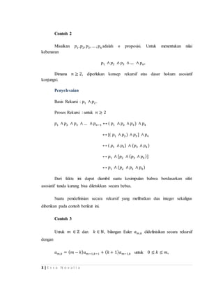 Relasi rekursif | DOCX