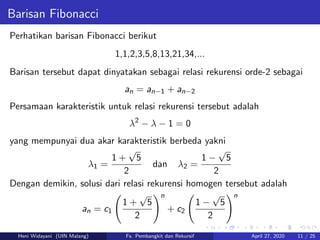 Relasi Rekurensi | PDF