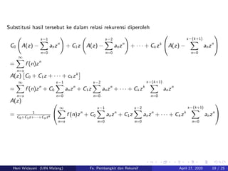 Relasi Rekurensi | PDF
