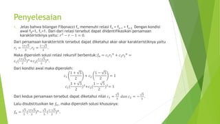 Matematika Diskrit Relasi Rekursif | PPTX