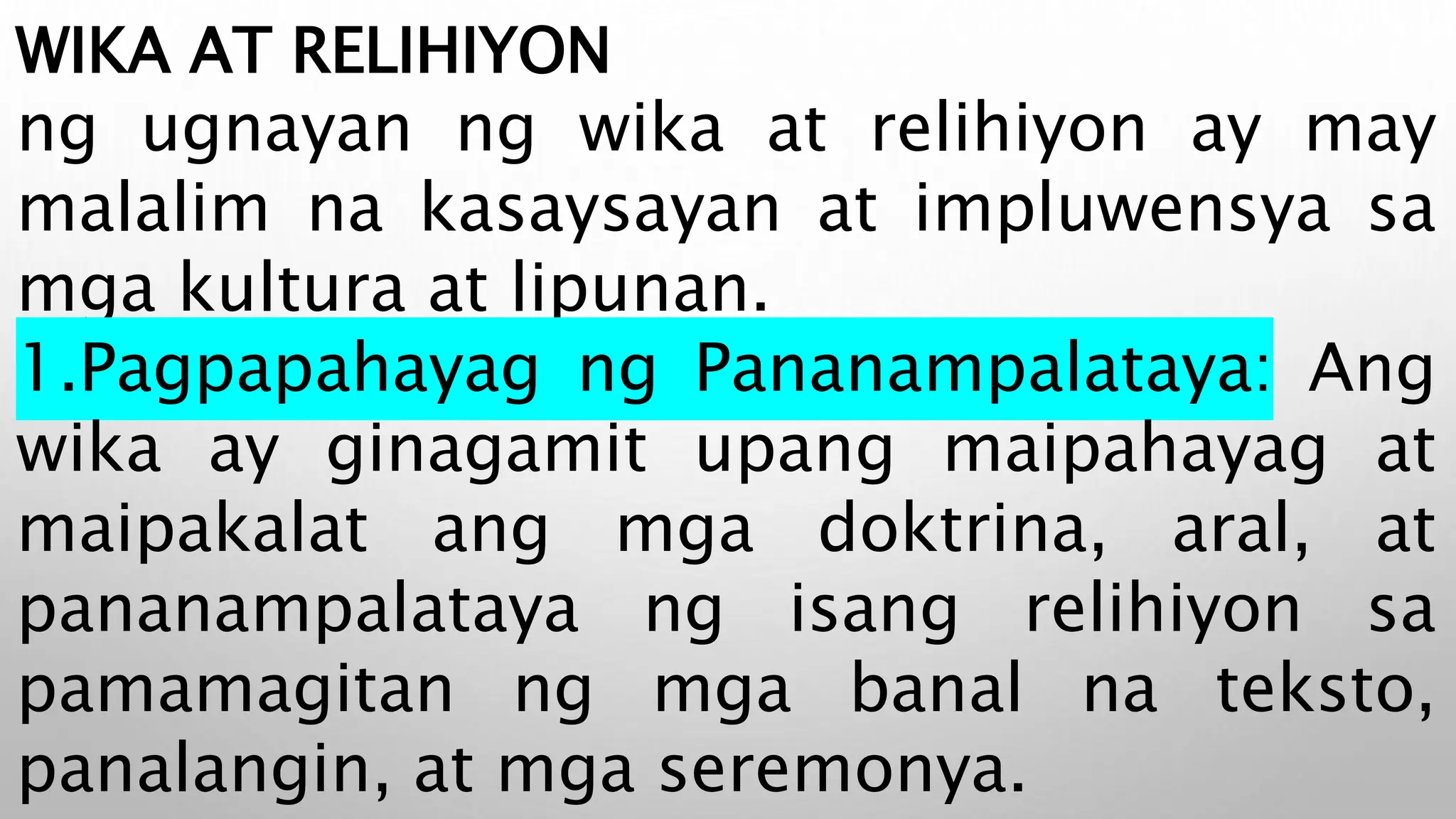 RELASYON NG WIKA AT KULTURA, Wika at Ideolohiya | PPTX