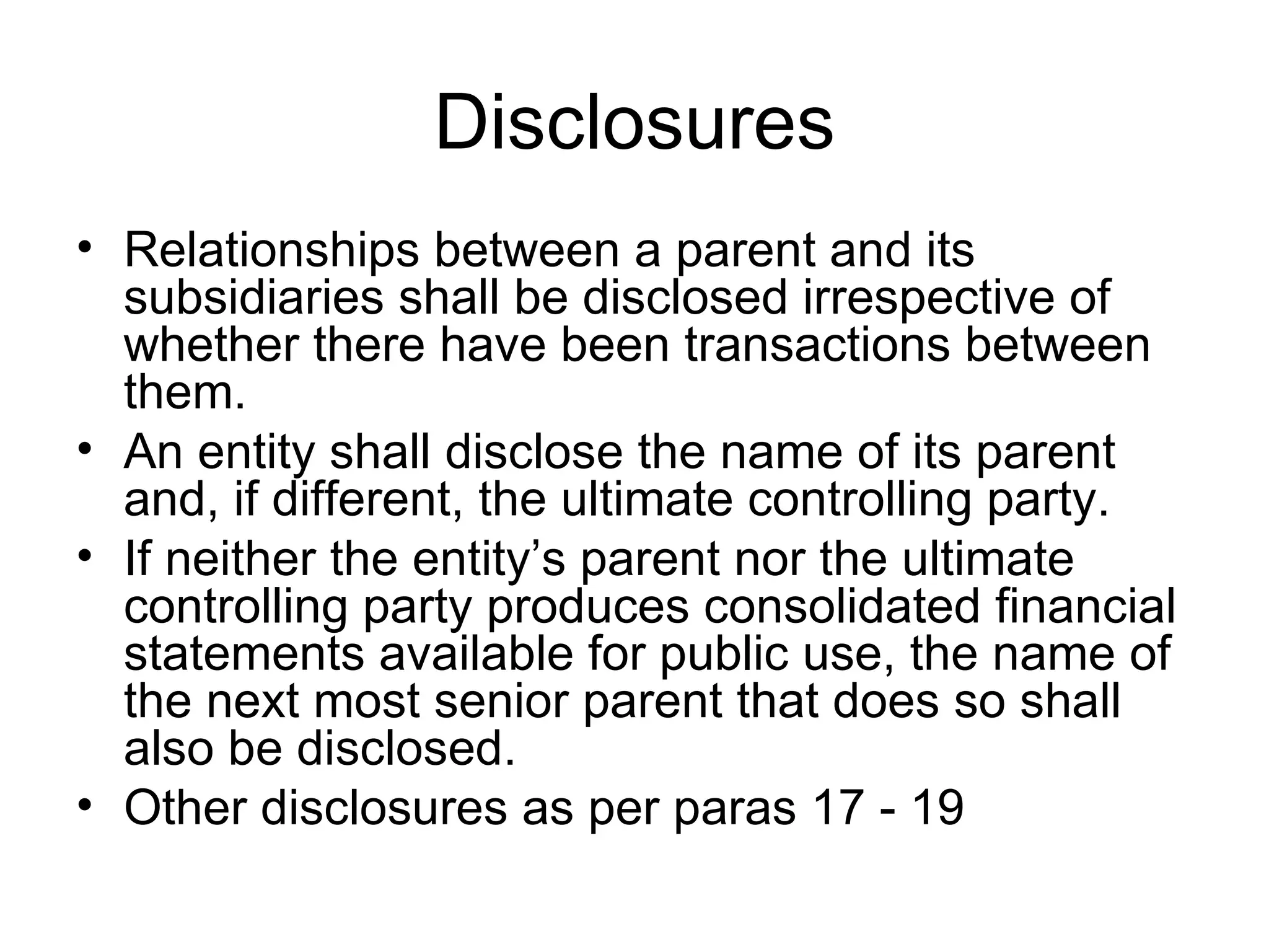 Related party disclosures ias 24 | PPT