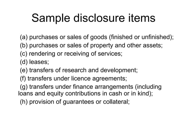 Related party disclosures ias 24 | PPT | Business | Business and Finance