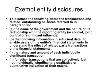 Related party disclosures ias 24 | PPT